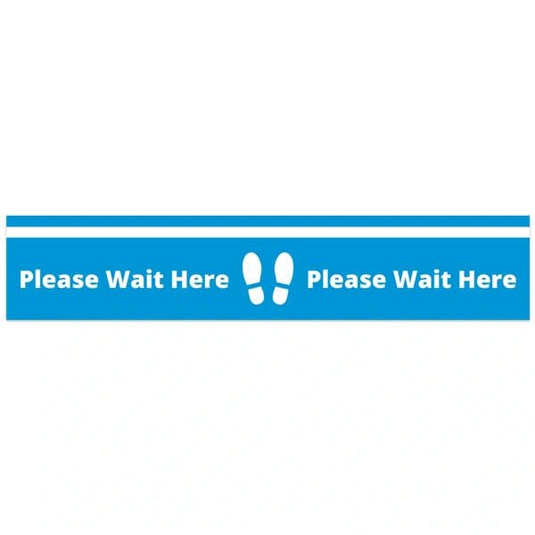 Please Wait Here Floor Sticker | IPC Print Ltd