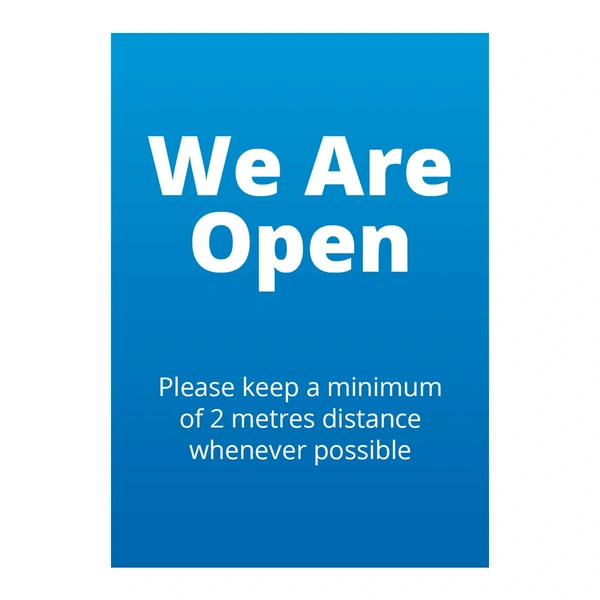 We Are Open Signage | IPC Print Ltd